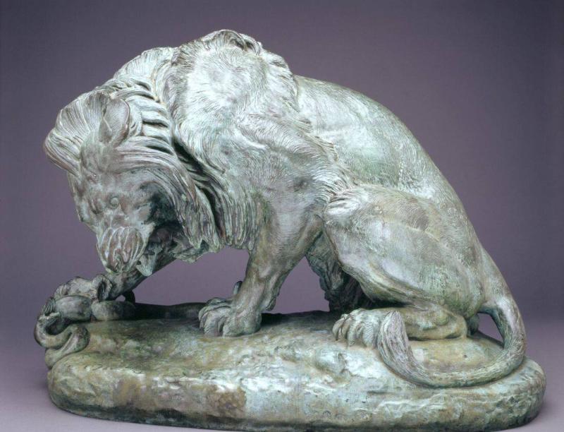 Lion Crushing a Serpent – Works – eMuseum